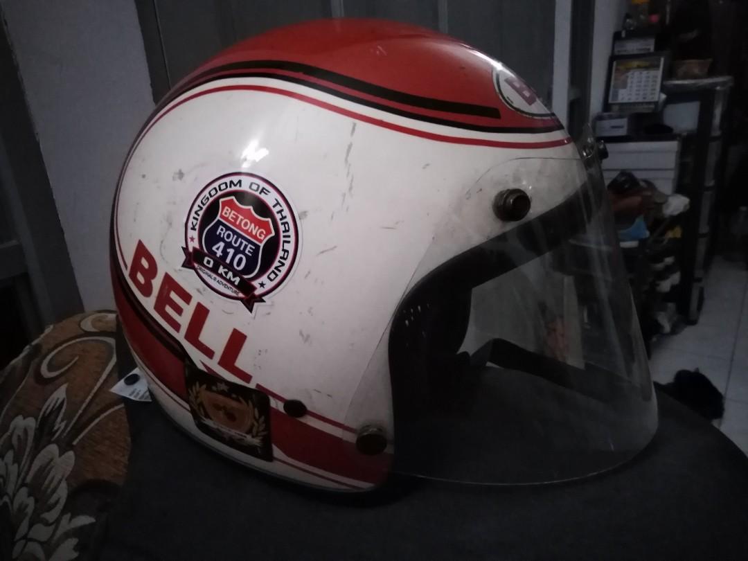 Ss110 +helmet bell, Motorbikes on Carousell