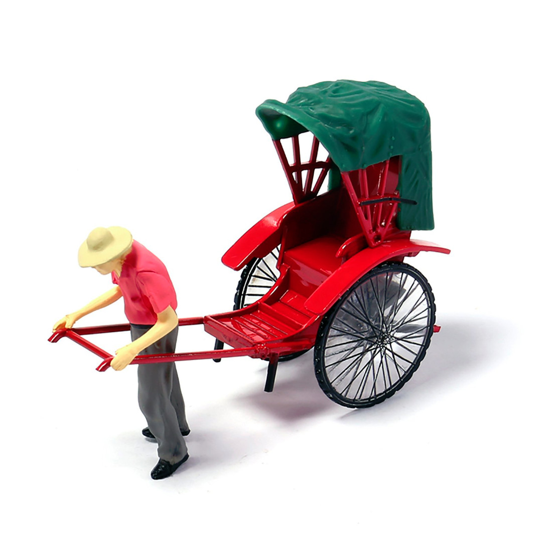 Tiny 城市 Hong Kong Rickshaw 合金車仔 — 人力車 連洪伯人像 1/35 #ATC35016, 興趣及遊戲, 玩具 & 遊戲類 - Carousell