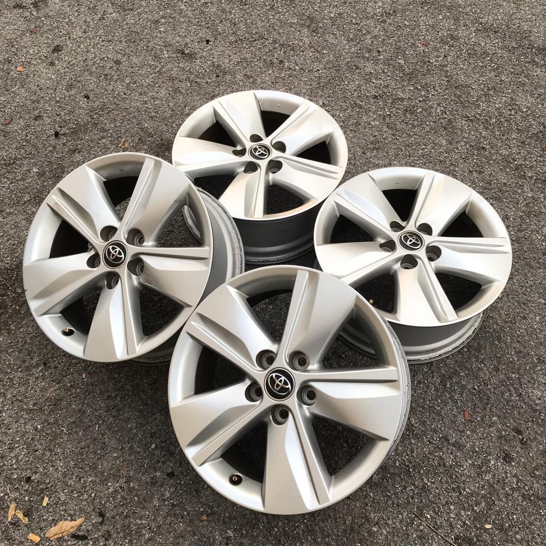 toyota harrier chr 17 inch sports rim, Auto Accessories on Carousell