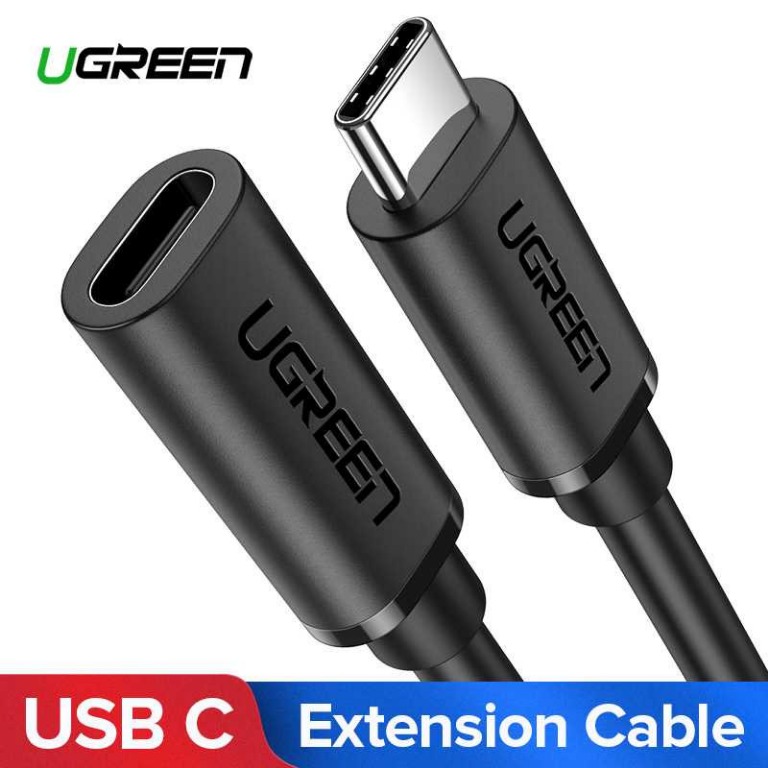 UGREEN Kabel Ekstension USB Type C Male ke Type C Female 50CM ED008 ...