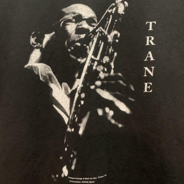 Vintage John Coltrane “TRANE” Jazz T-Shirt (1999), Men's Fashion, Tops ...