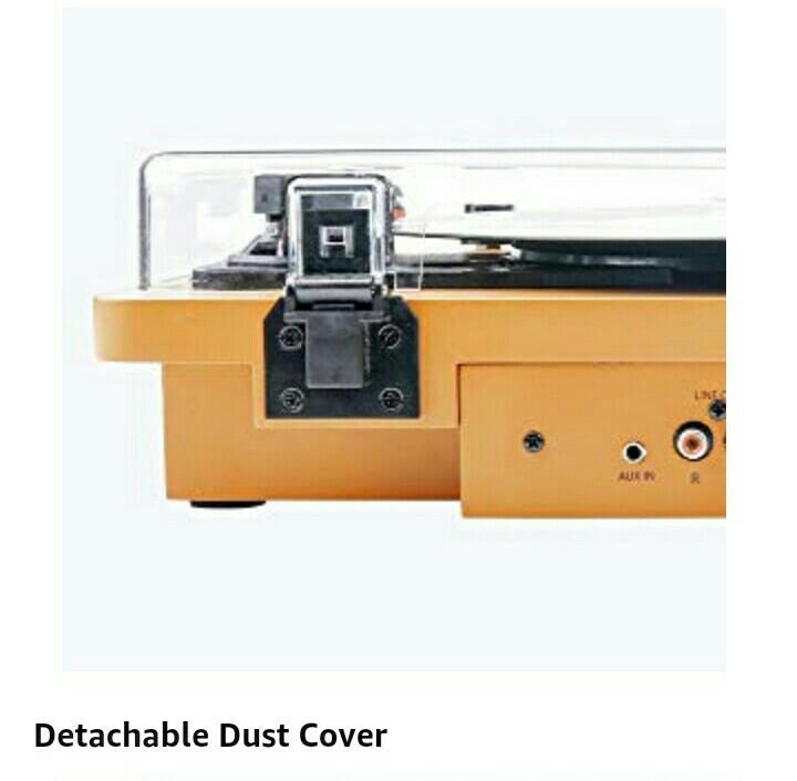 Vintage Retro Wooden Turntable Vinyl Plaka Record Player, Audio ...