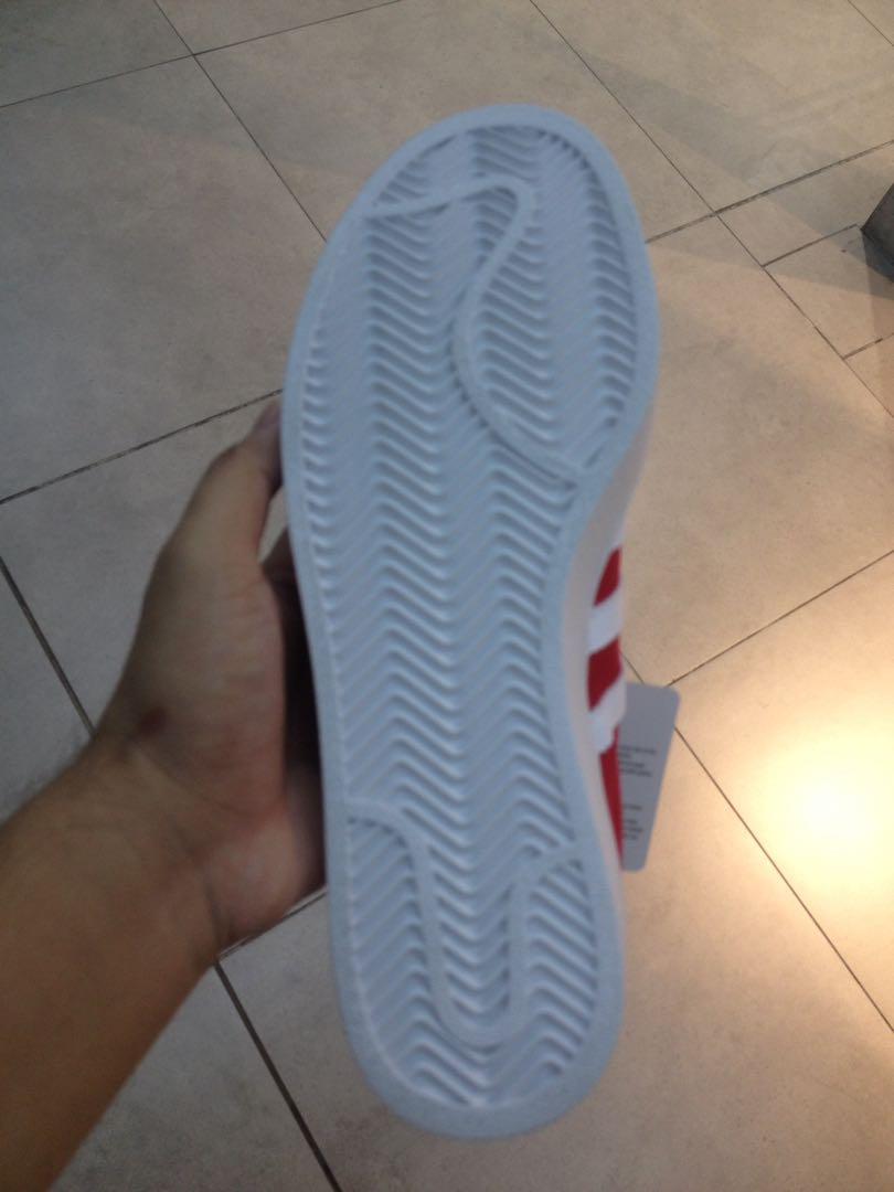 Adidas Campus Red White Shoes, Men's Fashion, Footwear, Sneakers on ...
