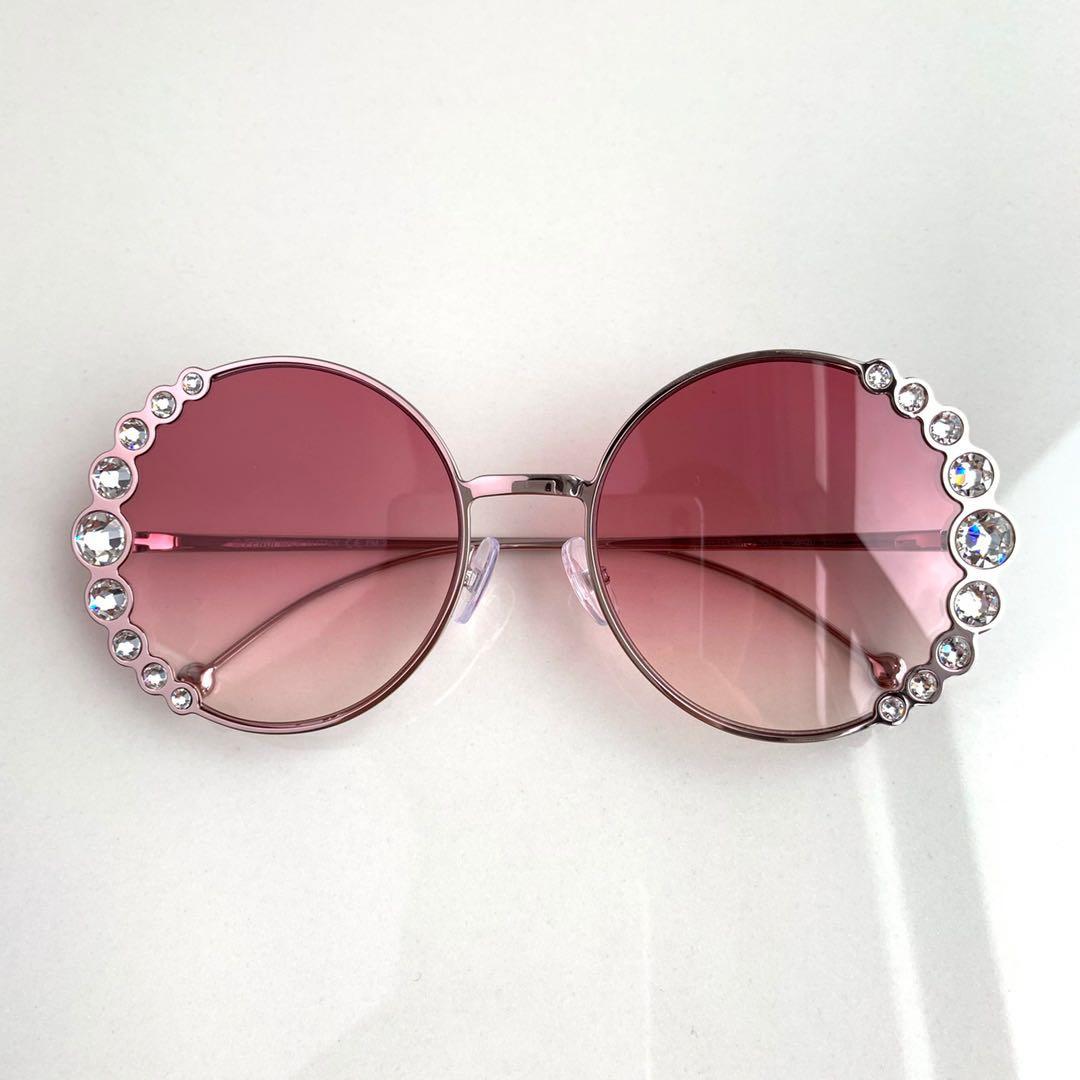 BNIB Authentic FENDI Ribbons and Pearls Sunglasses, Women's Fashion ...