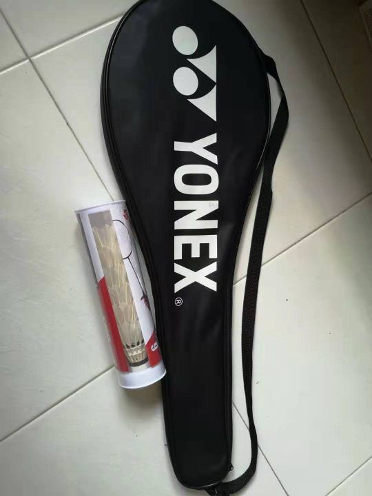 Brand New Yonex Badminton Racket with free 6 shuttle, Sports Equipment ...