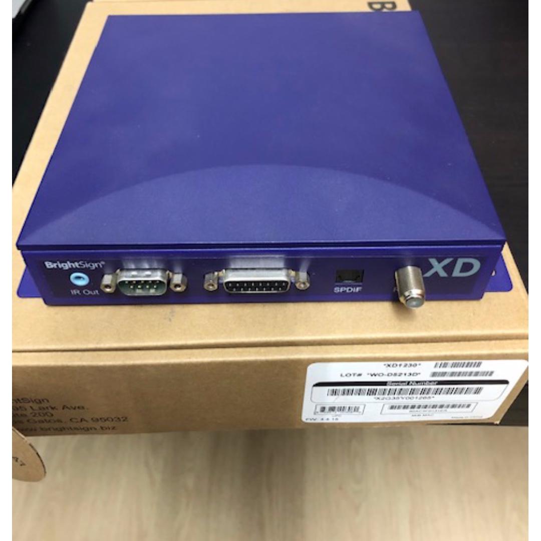 BrightSign XD1230 - Digital Signage Player, Audio, Portable Music ...