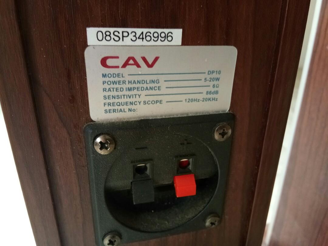 CAV Floorstander 2-Way 2 Speaker System - Imported from Japan, Audio ...