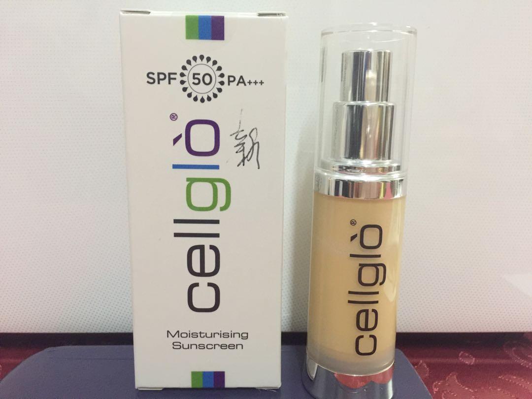 Cellglo Moisturising Sunscreen, Beauty & Personal Care, Face, Face Care ...
