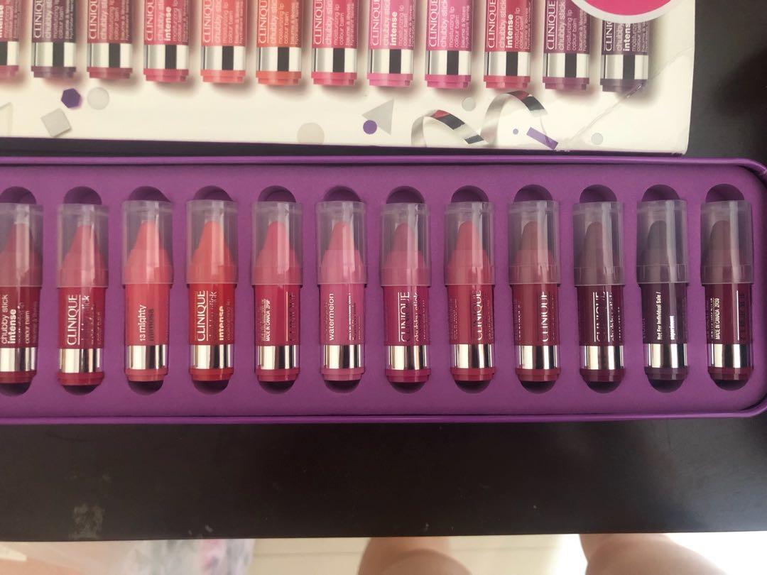 Clinique chubby stick moisturizing lip color balm mini, Kesehatan ...