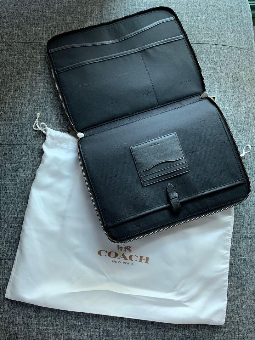 Coach document pouch, Luxury, Bags & Wallets on Carousell