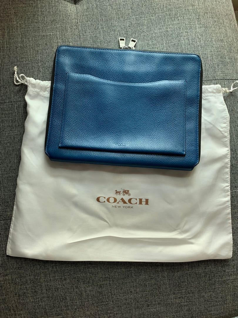 Coach document pouch, Luxury, Bags & Wallets on Carousell