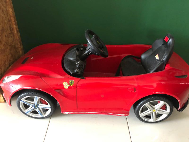 Ferrari Electric Car, Babies & Kids, Infant Playtime on Carousell