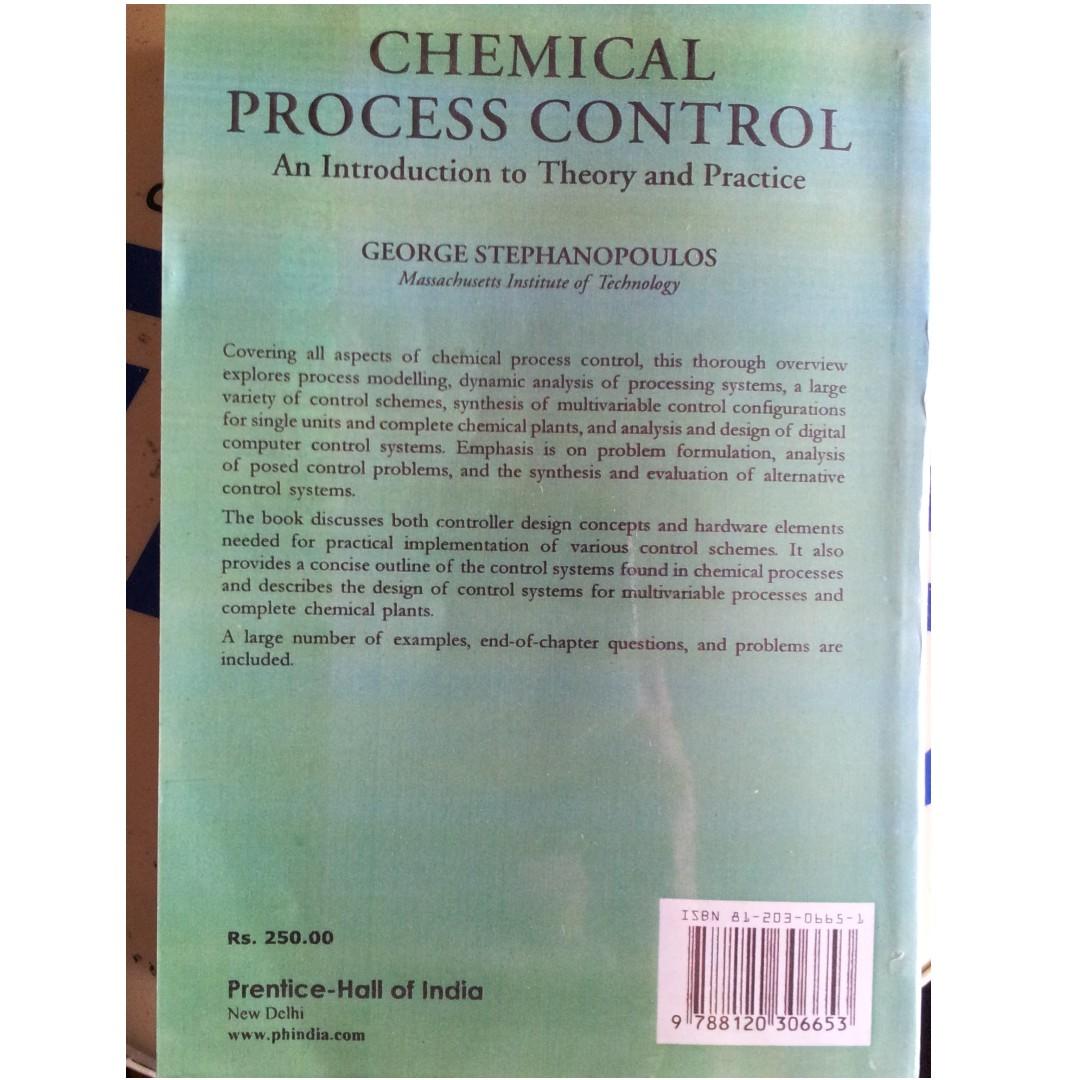 Chemical Process Control: An Introduction to Theory and Practice by ...