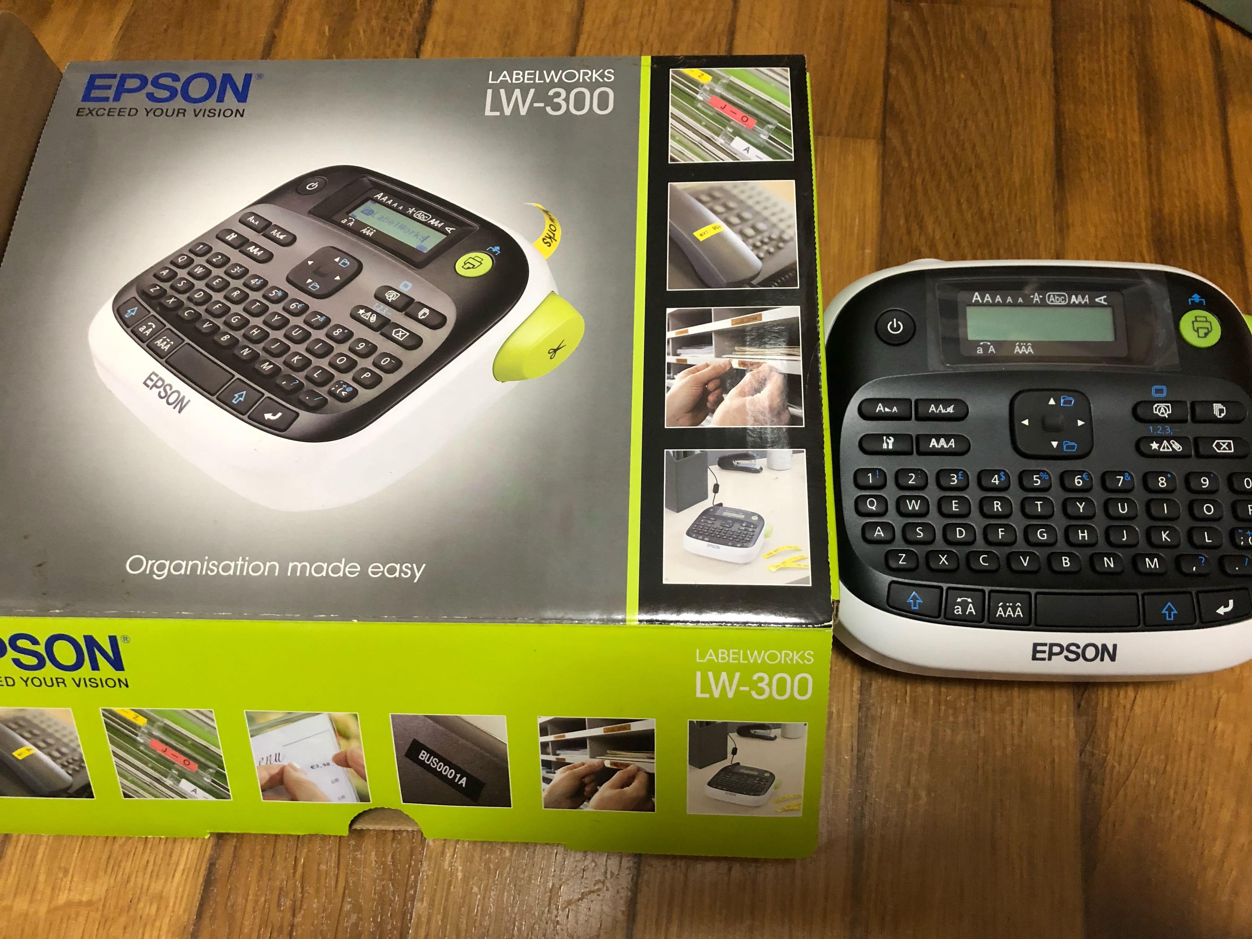 Epson label printer labelworks LW300, Computers & Tech, Printers ...