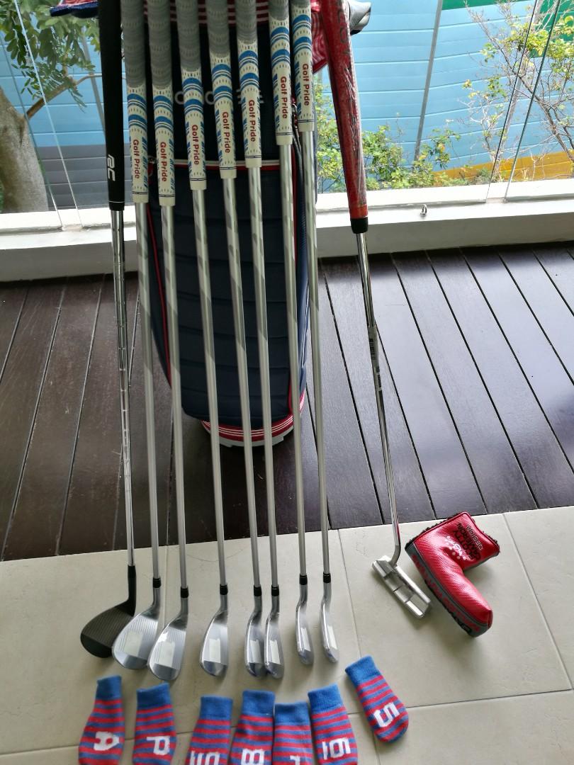 Golf club Iron set EPON AF 703 & Putter Scotty Cameron Select New Port ...