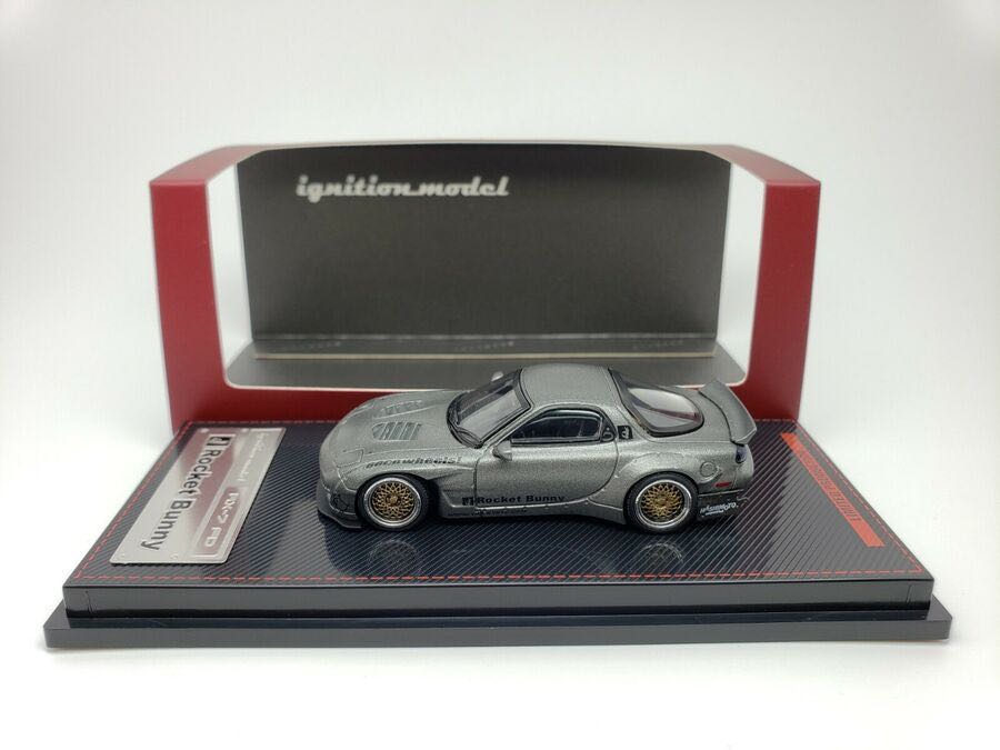 IG Ignition model rocket bunny Mazda rx7 rx-7 FD3S Titanium gray 1/64, 興趣及遊戲, 玩具 & 遊戲類 - Carousell