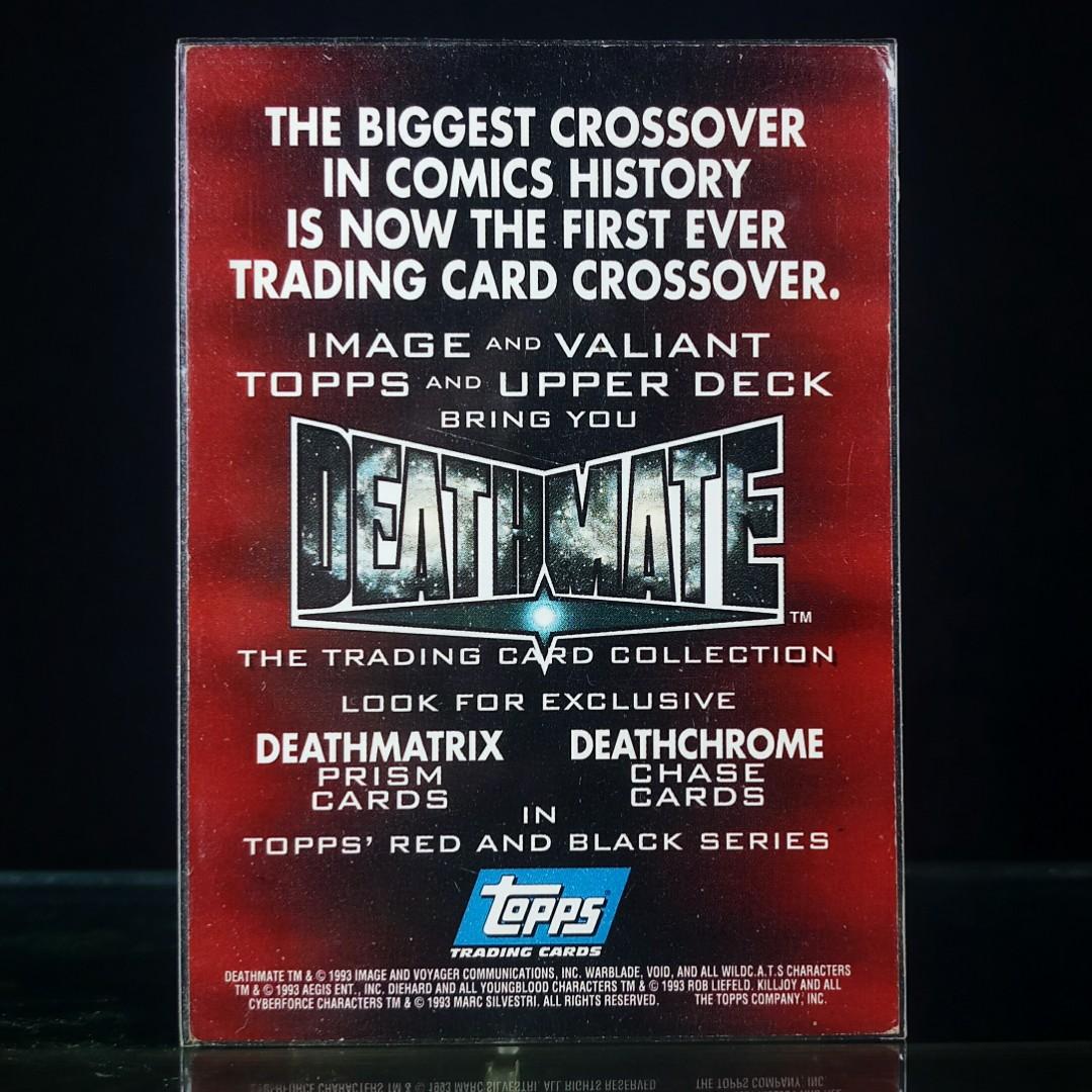 Image & Valiant DEATHMATE Promo Trading Card (1993 Topps) Jim Lee ...