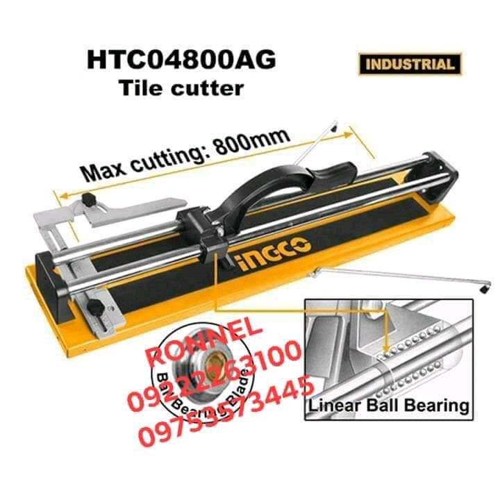 INGCO Industrial 800mm Tile Cutter / Marble Cutter - HTC04800AG ...