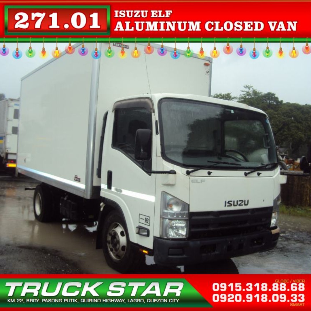 Isuzu Elf Aluminum Closed Van 4JJ1 Engine Truck For Sale, Special ...