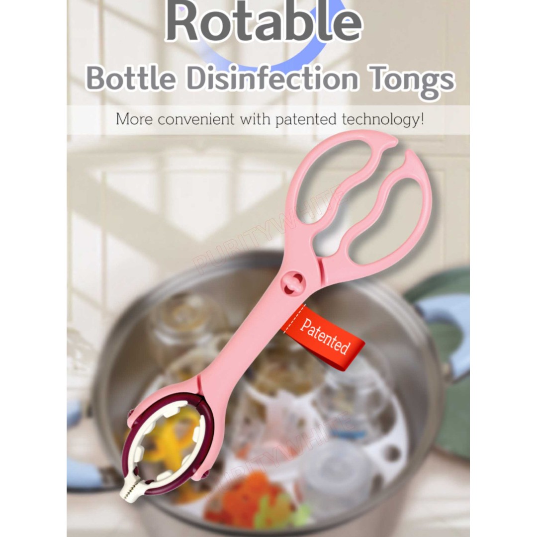 korea Baby sterilizer disinfectant rotate rotatable tongs big size tong ...