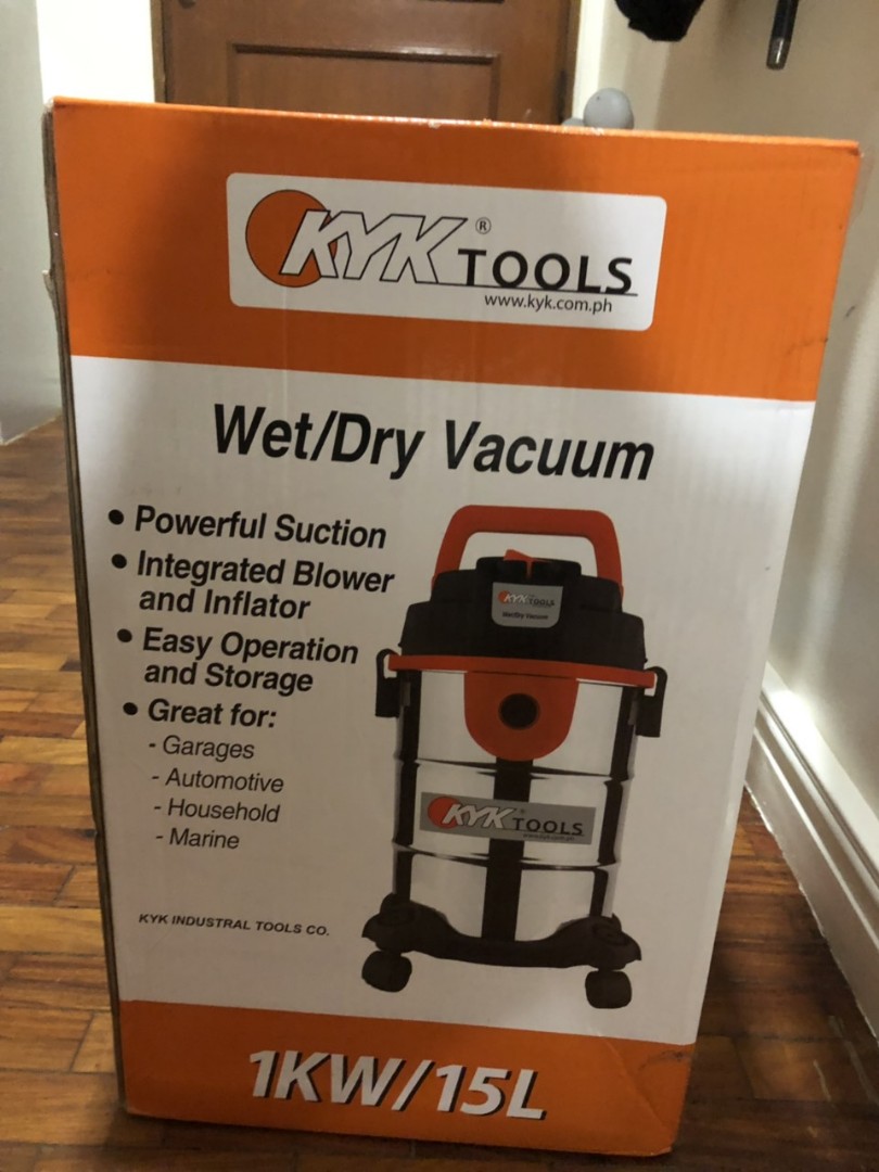 Kyk Vacuum Cleaner wet/dry 15L, TV & Home Appliances, Kitchen ...