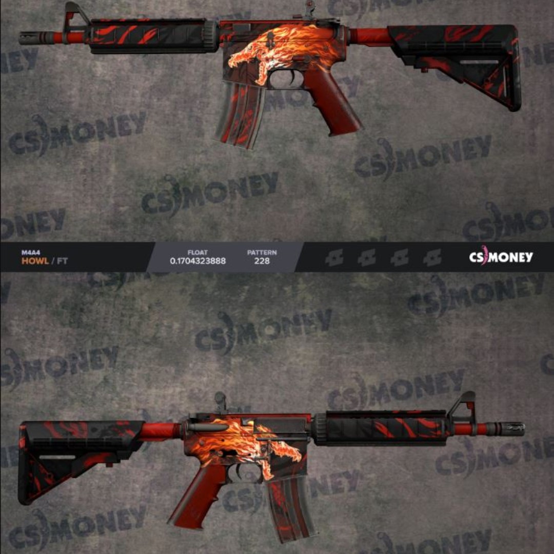 M4 Howl Field Tested (Low Float), Video Gaming, Gaming Accessories ...