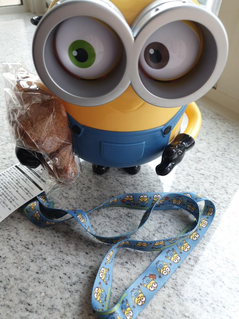 Minion popcorn bucket with minion sound (usj universal studios japan ...