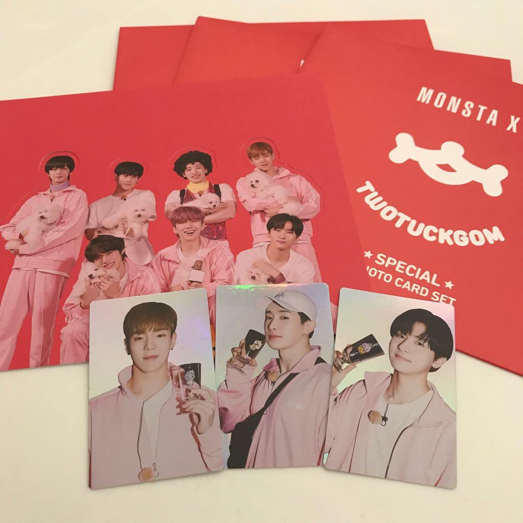 Monsta X Twotuckgom special standee and pc - Shownu, Wonho, Minhyuk, IM ...