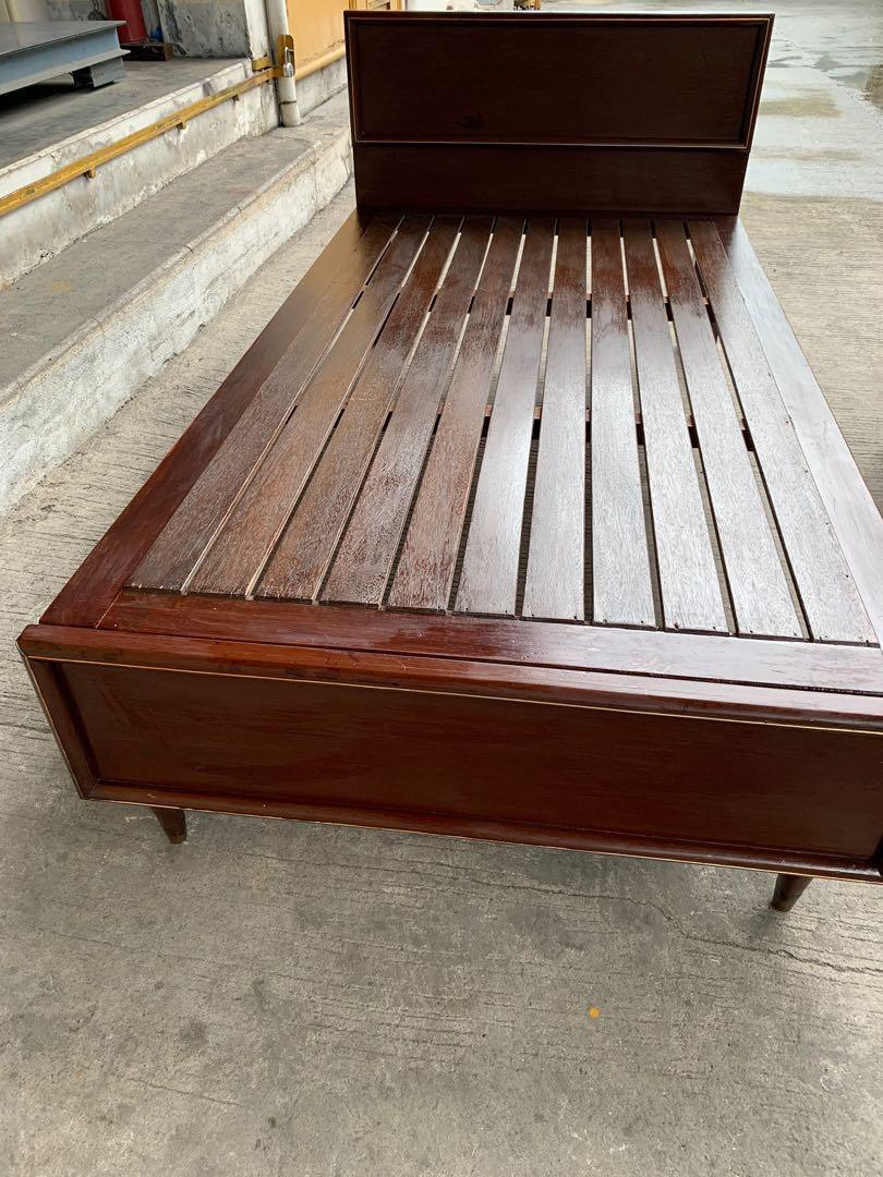 Narra Bed Frame, Furniture & Home Living, Furniture, Bed Frames ...