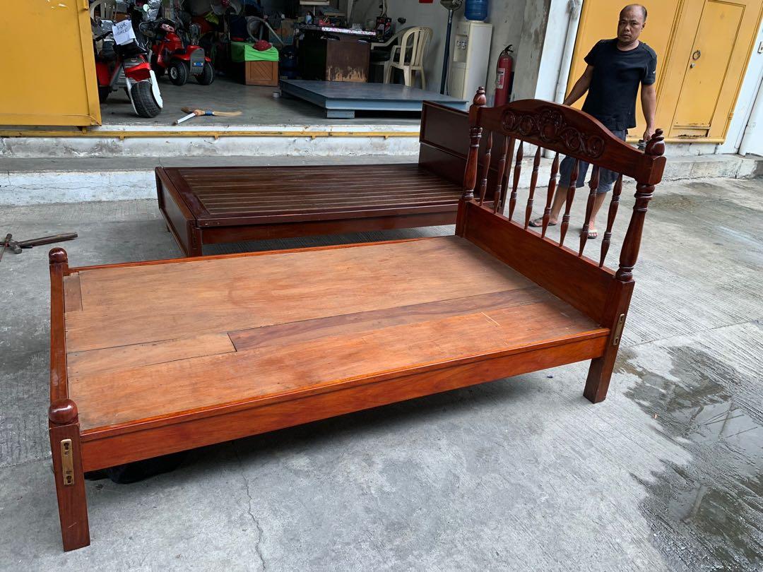 Narra Bed Frame, Furniture & Home Living, Furniture, Bed Frames ...