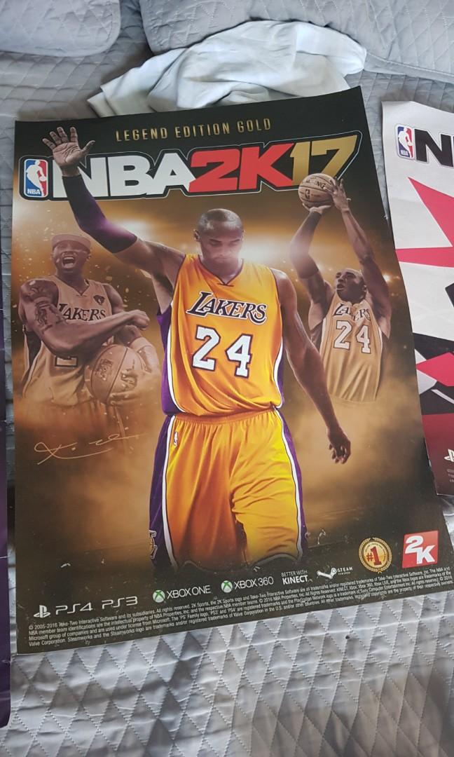NBA 2K posters for sale, Hobbies & Toys, Toys & Games on Carousell