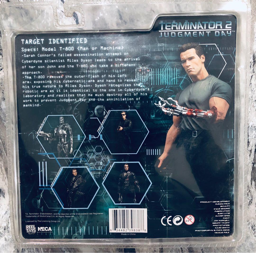 Original Neca Terminator 2 Series 01 ( T - 800 Man or Machine ...