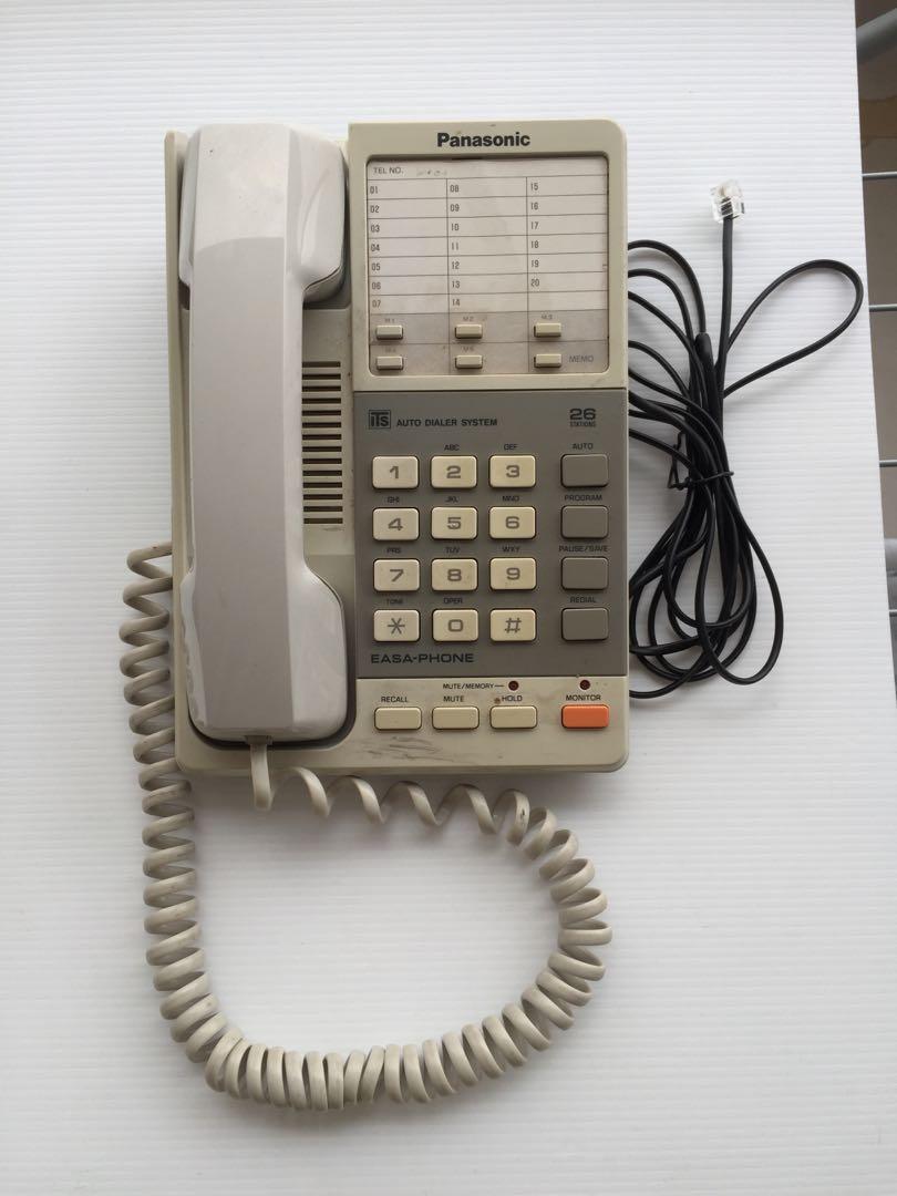 Panasonic Push Button Telephone, Computers & Tech, Office & Business Technology on Carousell