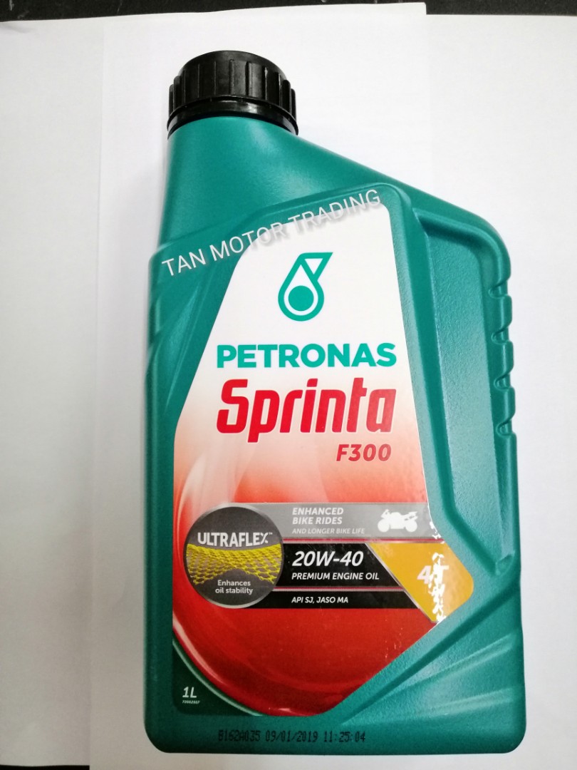 Petronas Sprinta F300 4T 20w-40 motorcycle oil, Auto Accessories on ...