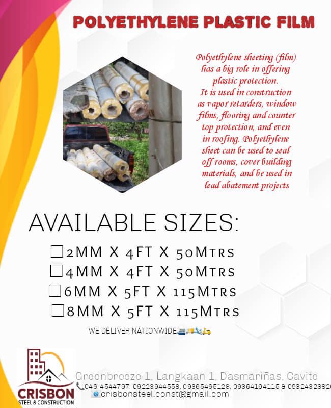 Polyethylene, Commercial & Industrial, Construction & Building ...