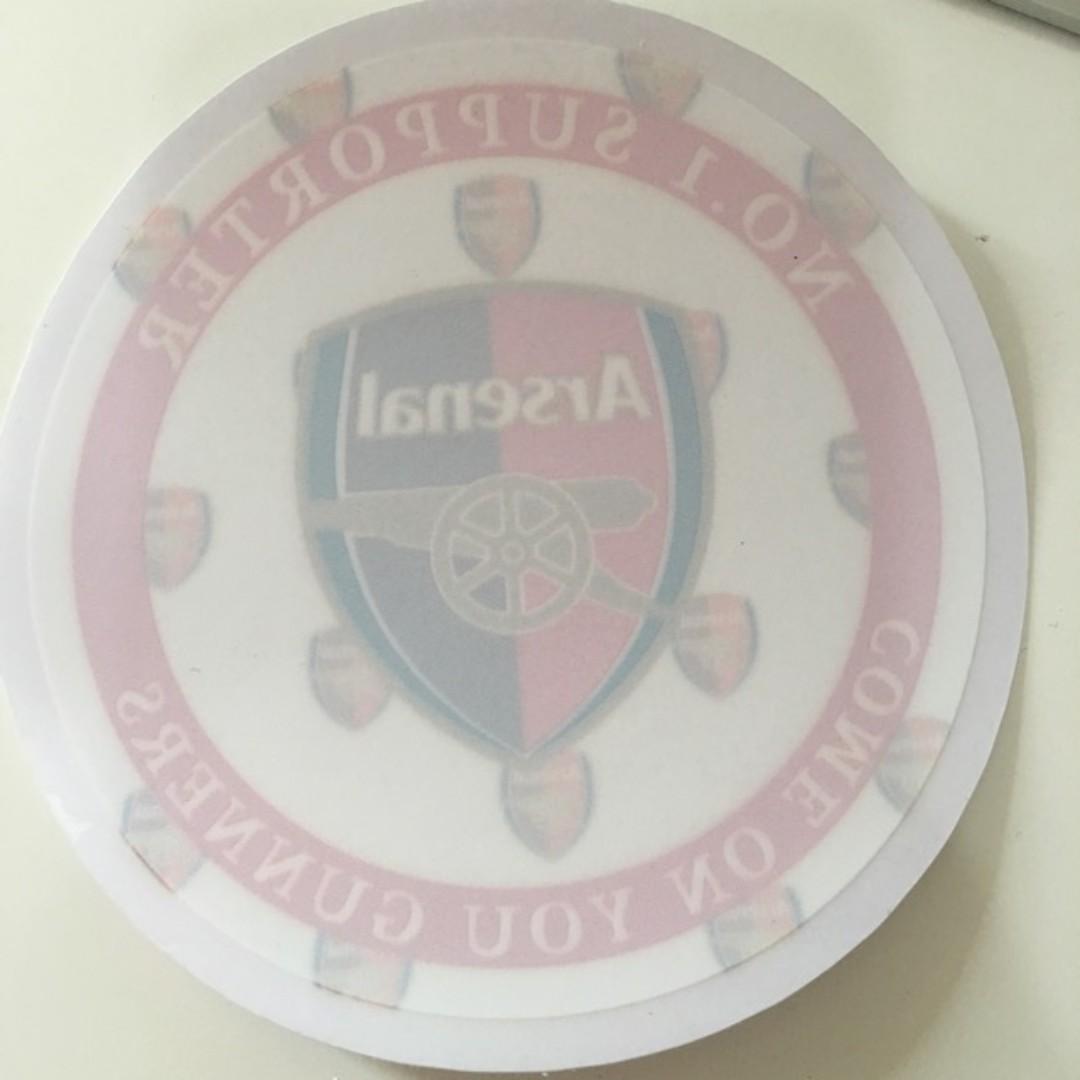 R11 Arsenal Football Soccer Club Round Car Decal Sticker, Car ...