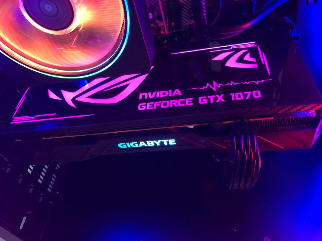 RGB GPU Backplate Cover, Computers & Tech, Parts & Accessories ...