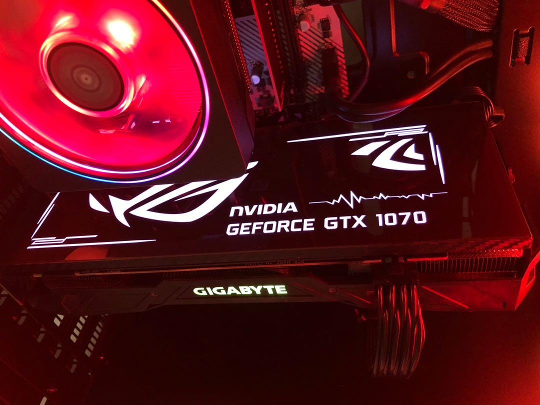 RGB GPU Backplate Cover, Computers & Tech, Parts & Accessories ...