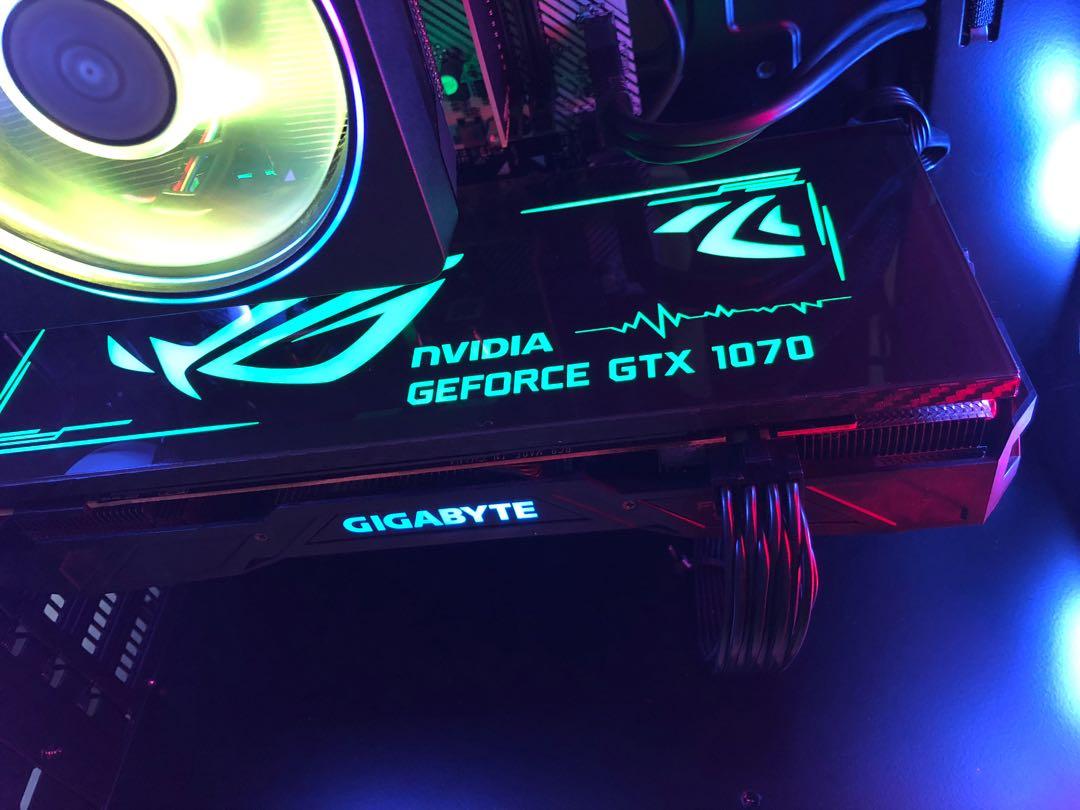 RGB GPU Backplate Cover, Computers & Tech, Parts & Accessories ...