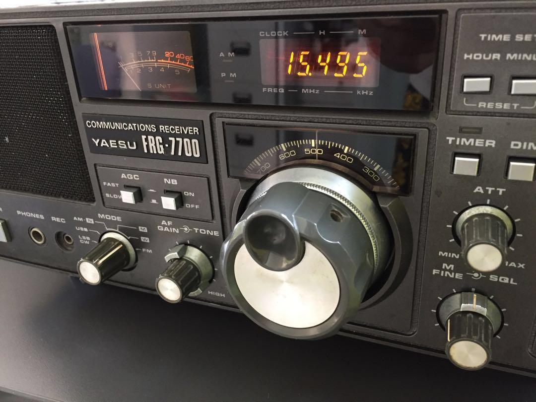 Shortwave radio Yaesu FRG-7700, Audio, Portable Music Players on Carousell