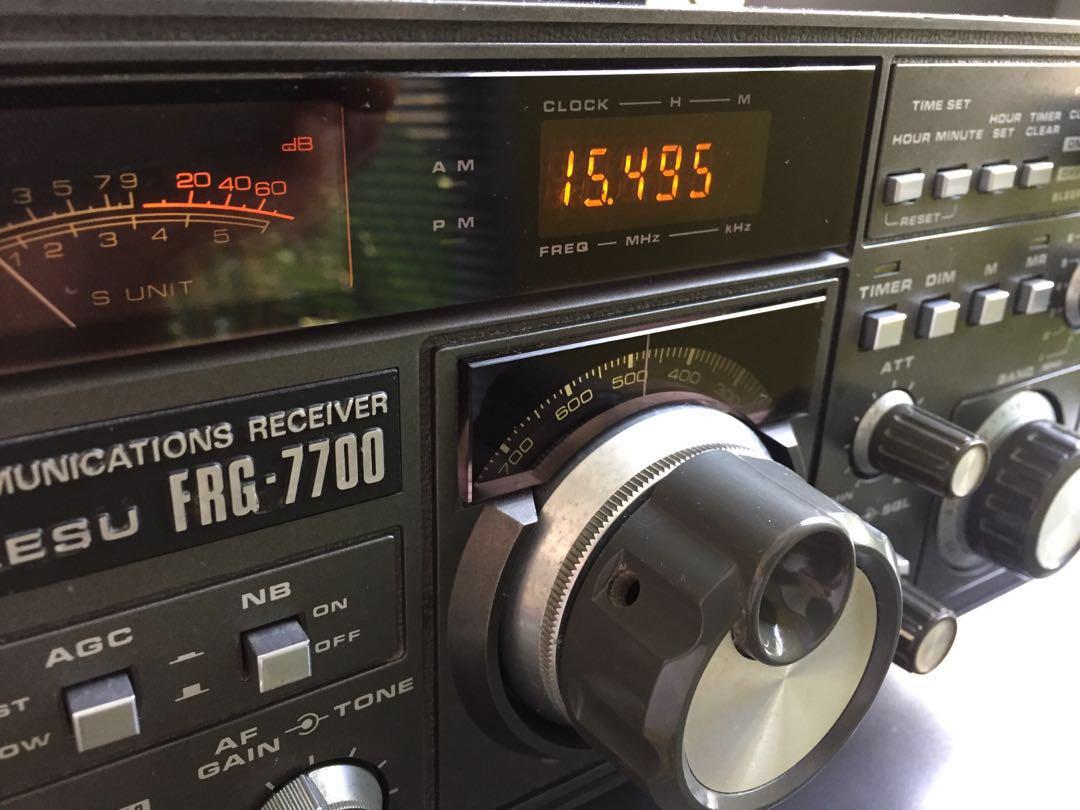 Shortwave radio Yaesu FRG-7700, Audio, Portable Music Players on Carousell
