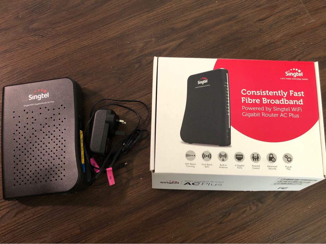 Singtel WiFi Gigabit Router AC Plus, Computers & Tech, Parts ...