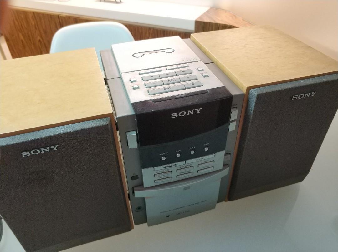 Sony PMC-DR45 Micro Component Stereo System Complete Box - AM/FM, CD ...