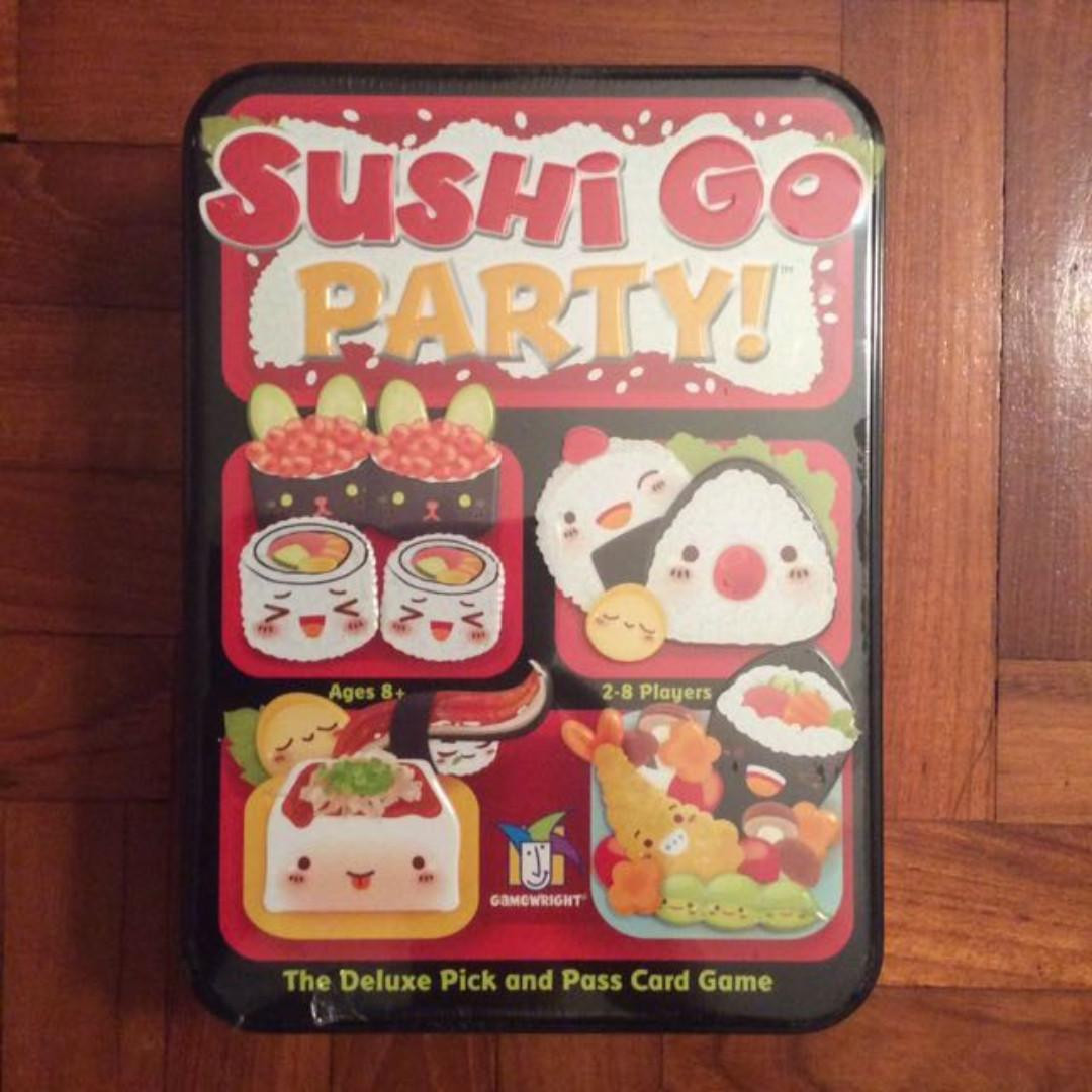 Sushi Go Party board game (NOT A CARDBOARD BOX FAKE), Hobbies & Toys ...