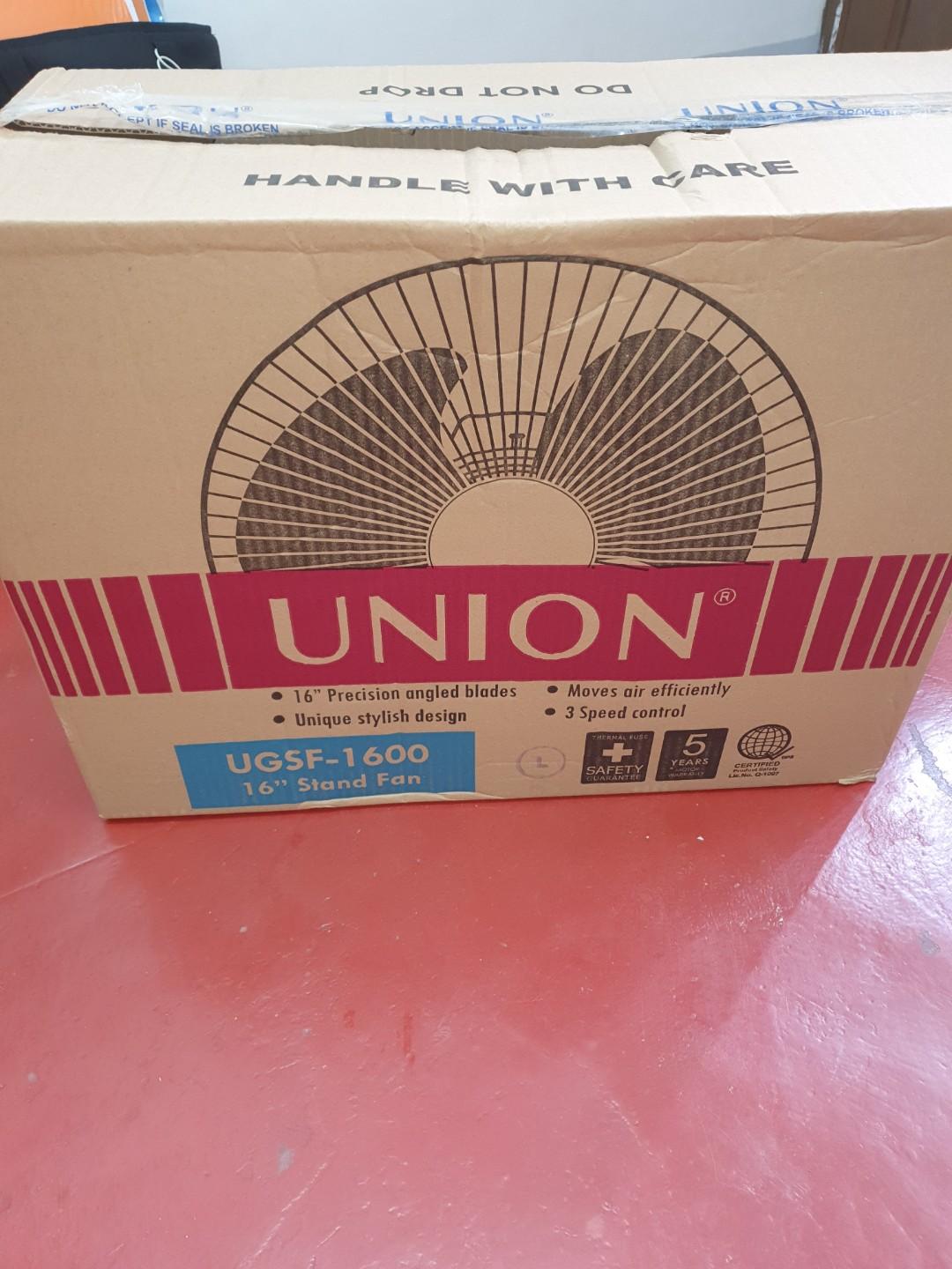 Union Stand Fan 16", Furniture & Home Living, Lighting & Fans, Fans on ...