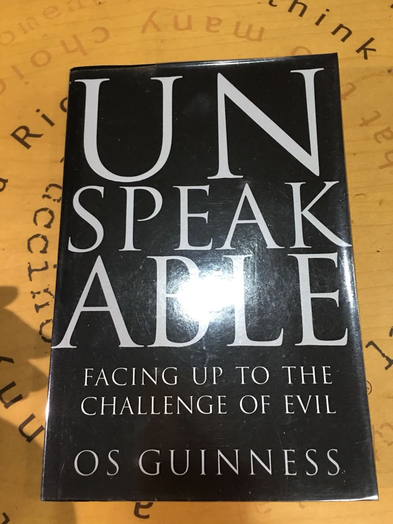 Unspeakable - OS Guinness, Hobbies & Toys, Books & Magazines, Religion ...