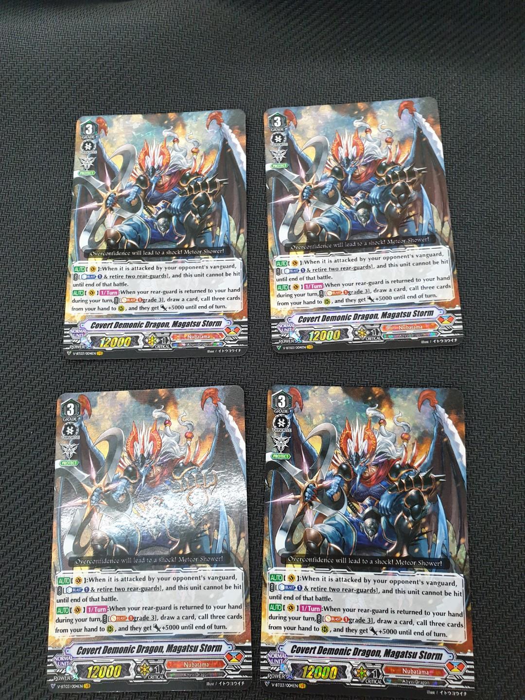 Vanguard Convert Demonic Dragon,Magatsu Storm, Hobbies & Toys, Toys ...