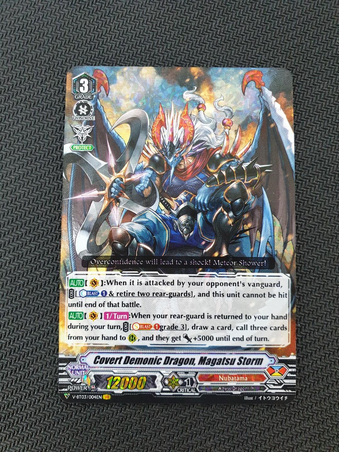 Vanguard Convert Demonic Dragon,Magatsu Storm, Hobbies & Toys, Toys ...