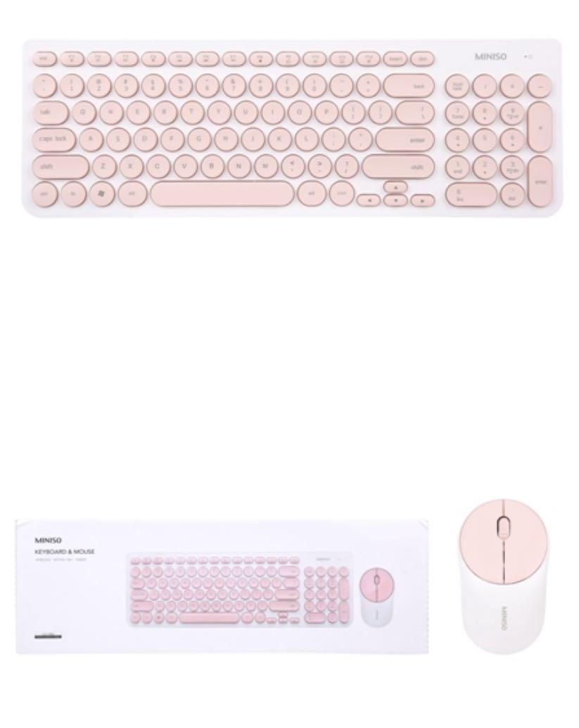 Wireless miniso keyboard with mouse, Computers & Tech, Parts & Accessories, Mouse & Mousepads on ...