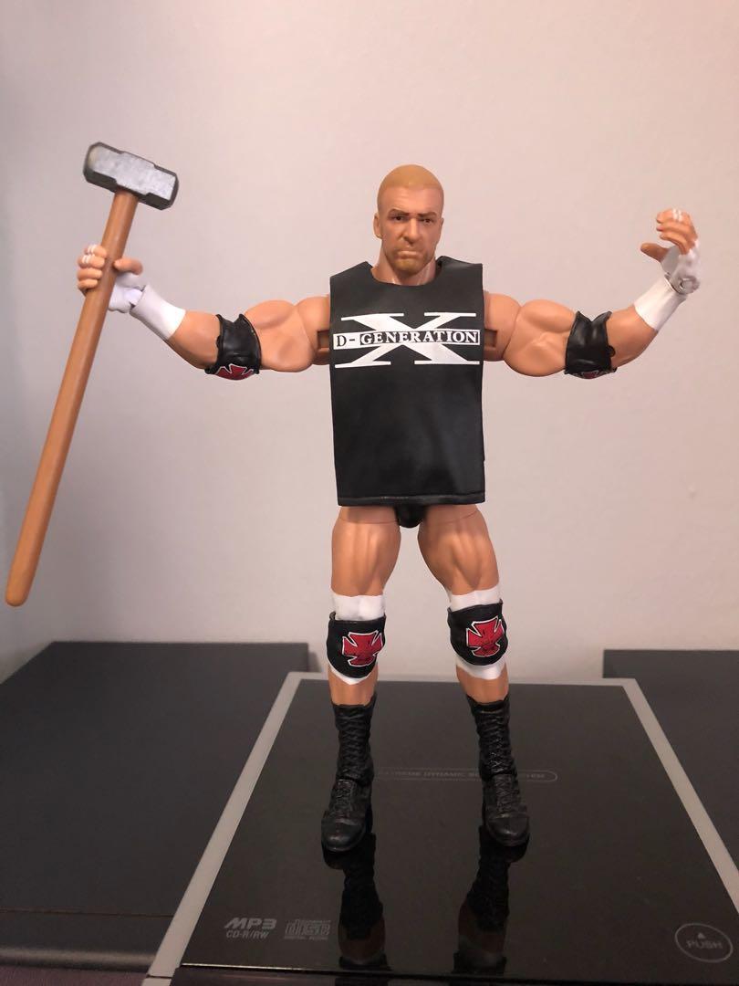 WWE Elite Triple H DX Degeneration X, Toys & Games, Bricks & Figurines ...